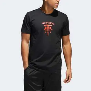 Adidas Tmac Chapter 3 Pattern Round Neck Short Sleeve