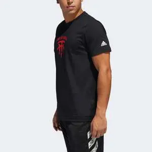 Adidas Tmac Chapter 3 Pattern Round Neck Short Sleeve