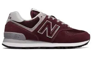 NEW BALANCE 574 Low Top Retro Sneaker - Red