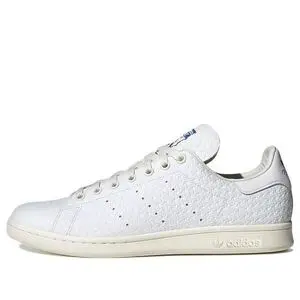 Adidas Stan Smith Low Top Sneakers With Debossed Geometric Print - White