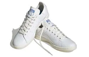 Adidas Stan Smith Low Top Sneakers With Debossed Geometric Print - White
