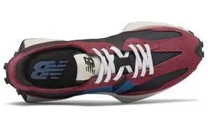 NEW BALANCE 327 "burgundy Light Rouge Wave - Black/red/blue