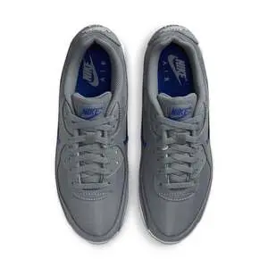 Nike Max 90 Jewel "grey Royal Blue" Athletic Sneakers - Grey/royal Blue