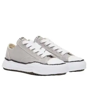 Mihara Yasuhiro Peterson Og Sole Canvas Low Top Sneakers - Grey