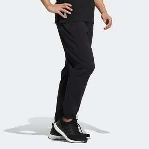 Adidas Wj Wv Pnt Casual Elastic Band Sports Bundle Feet Pants - Black