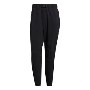 Adidas Wj Wv Pnt Casual Elastic Band Sports Bundle Feet Pants - Black