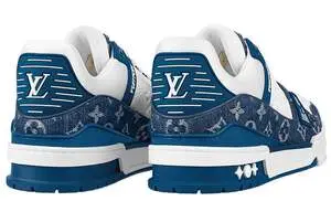 LOUIS VUITTON Trainers With Denim Monogram
