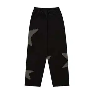 SP5DER Big Star Wide Leg Sweatpant - Black