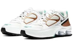 Nike Shox Enigma "aurora Green" Sneakers - White