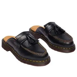 Dr. Martens Adrian Mule Tassel Loafer - Black