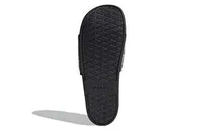 Adidas Adilette Comfort Slides With All-over Logo Detailing - Black