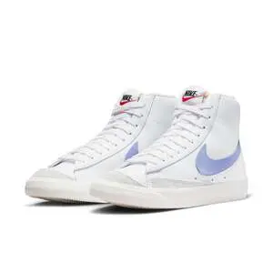 Nike Blazer Mid '77 Vintage High Top Sneakers - White/purple