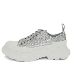 Alexander McQueen Tread Slick Glitter Low Top Sneakers