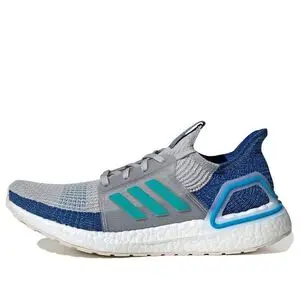 Adidas Ultraboost 19 Athletic Sneakers - Gray/navy Blue