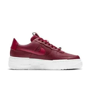 Nike Force 1 Pixel Team Red Sneakers - Red/white