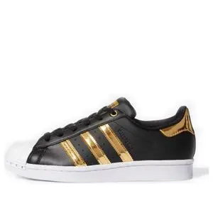 Adidas Originals Superstar Metal Toe Sneakers - Black/gold