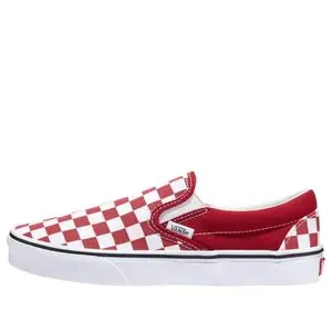 VANS Vans Classic Slip-On Checkerboard Red/white