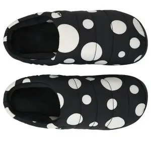 SUBU Down Sandals "cream Snow Dot