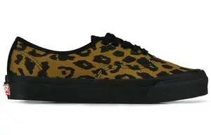 VANS Authentic Lx Canvas Suede Leopard Print - Leopardbrown