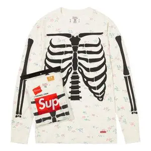 Supreme Supreme X Hanes Bones Thermal Crew Floral