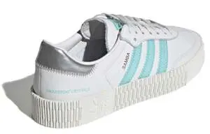 Adidas Swarovski X Sambarose Sneakers - White/blue