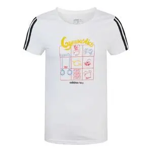 Adidas Neo Pnda T-shirts - White