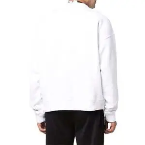 Off-White Logo Alphabet Print Round Neck Pullover
