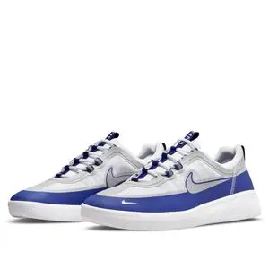 Nike Nyjah Free 2 Sb Low Top Sneakers - White/blue