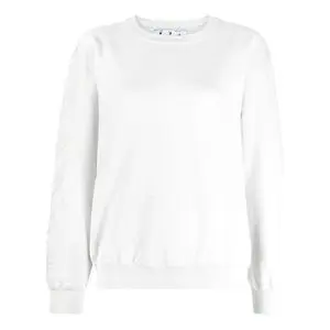 Off-White Arrow Logo Printed Sweatshirt - White