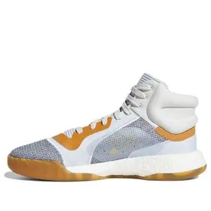 Adidas Adidas Marquee Boost High Top Sneakers Gray/white/yellow