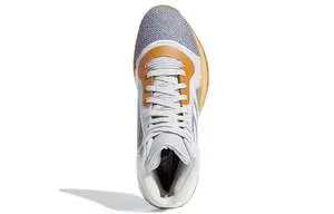 Adidas Marquee Boost High Top Sneakers - Gray/white/yellow