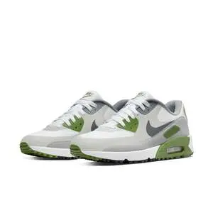 Nike Max 90 Golf Sneakers - White/gray/green
