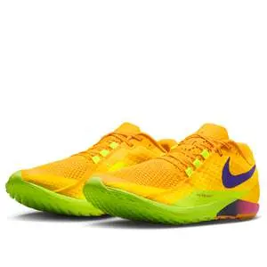 Nike Zoom Rival Waffle Athletic Sneakers - Citron Pulse/blue Void/hyper Violet