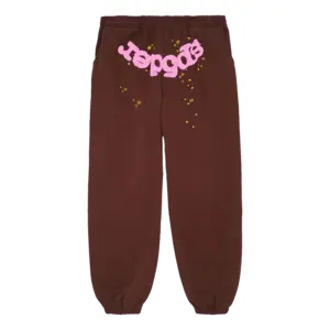 SP5DER Classic Sweatpant 'brown - Brown/pink