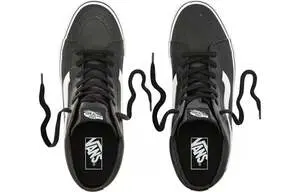 VANS Sk8-hi Reissue Classic Tumble Leather High Top Sneakers - Black