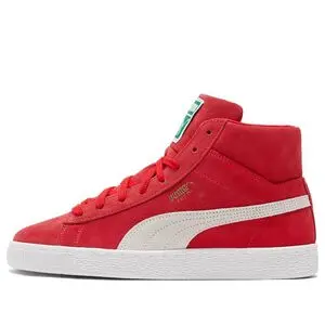 PUMA Suede Mid 21 High Top Sneakers - Red
