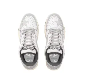 KAALIXTO Skateboarding Mid-top Sneakers With Star Embellishments