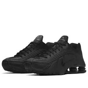 Nike Shox R4 'triple Matte' Sneakers - Black