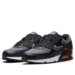 Nike Max 90 '3d Swoosh' Sneakers - Black/white/orange