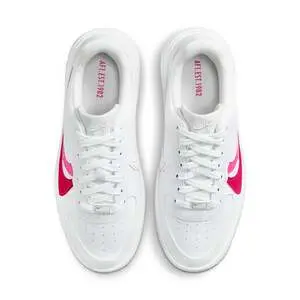 Nike Force 1 Plt.af.orm Sneakers - White/fireberry/fierce Pink