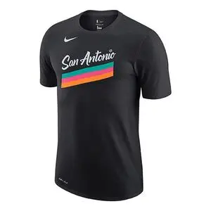 Nike San Antonio Spurs Basketball Sports T-shirt - Black