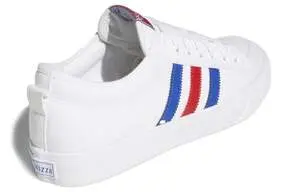 Adidas Nizza Scarlet Blue Low Top Sneakers - White