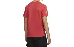 JORDAN Sport Dna Short Sleeve Round Neck Tops Small - Red