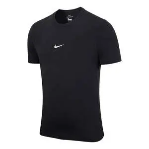 Nike Solid Color Logo Round Neck Pullover Short Sleeve T-shirt - Default Color