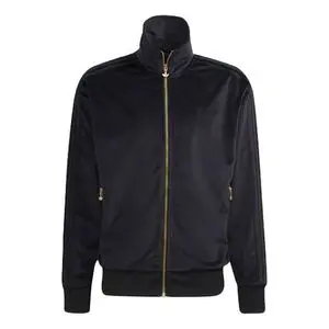 Adidas Originals Velvet Stand Collar Track Jacket - Black