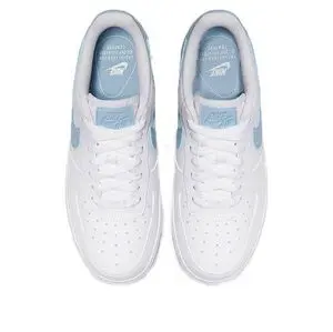 Nike Force 1 Low '07 Patent Sneakers - White/blue