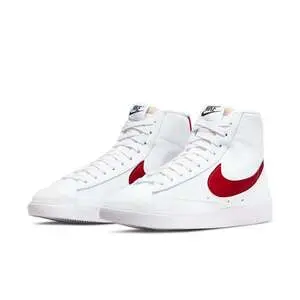 Nike Blazer Mid '77 Next Nature Sneakers - White/red