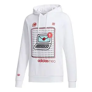 Adidas Neo Graphic Hoodie - White
