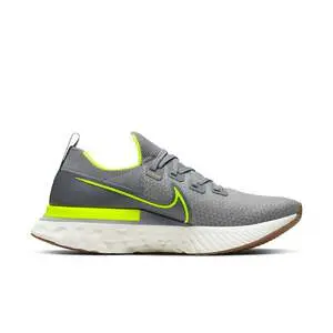 Nike React Infinity Run Flyknit Sneakers - Grey/green