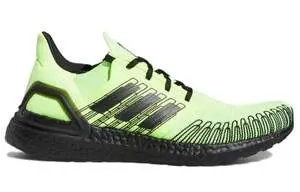 Adidas Ultra Boost 20 "signal Green Black" Sneakers - Green/black